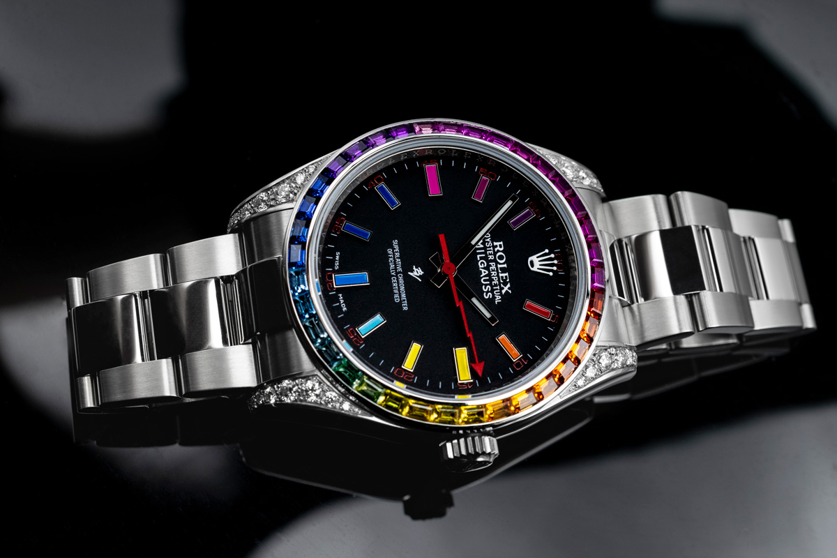 Rolex Rainbow steel MK2 - Limited edition - Black Venom custom | Black ...