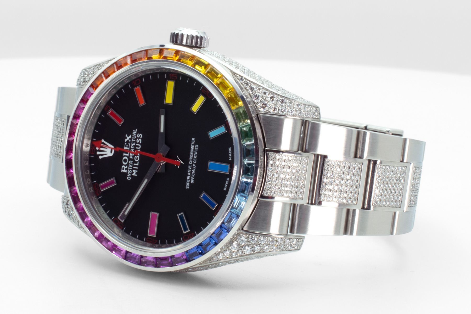 Rolex Rainbow steel MK2 - Limited edition - Black Venom custom | Black ...
