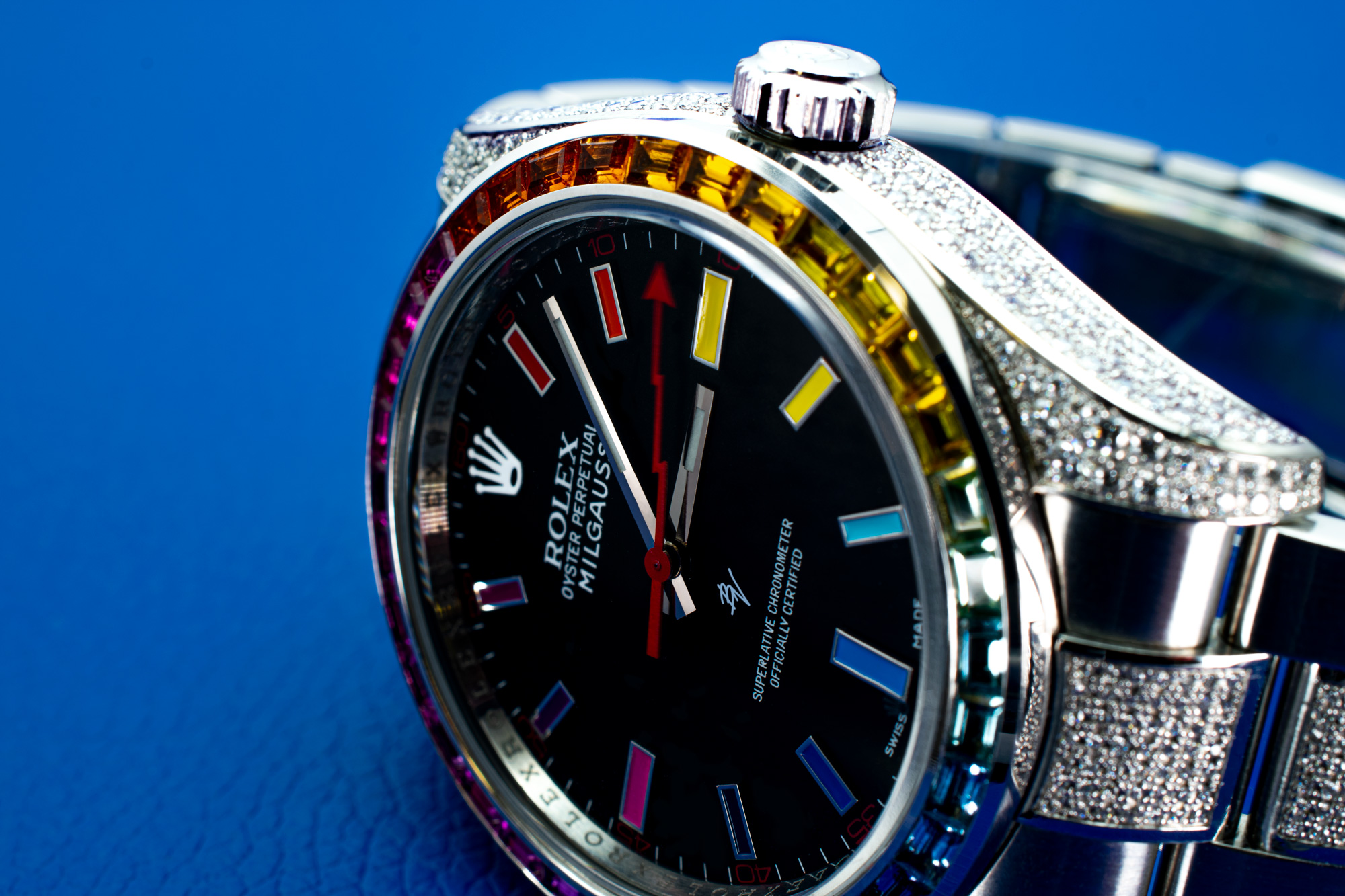Rolex Rainbow steel MK2 - Limited edition - Black Venom custom | Black ...